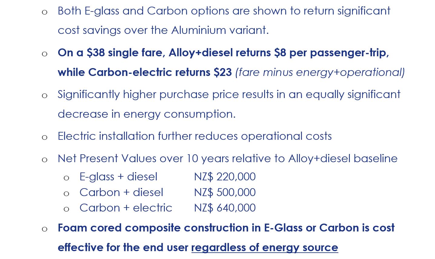 7. Case Study Conclusions – SSC Marine